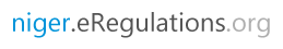 eRegulations Niger